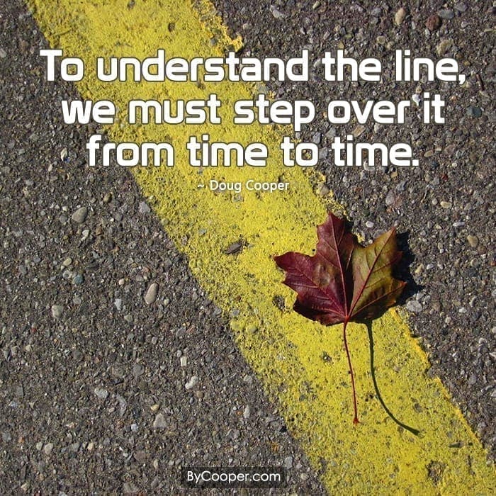 Stepping Over The Line | Author Doug Cooper Literary Thrillers