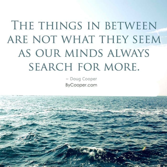 The Things In Between | Author Doug Cooper Literary Thrillers